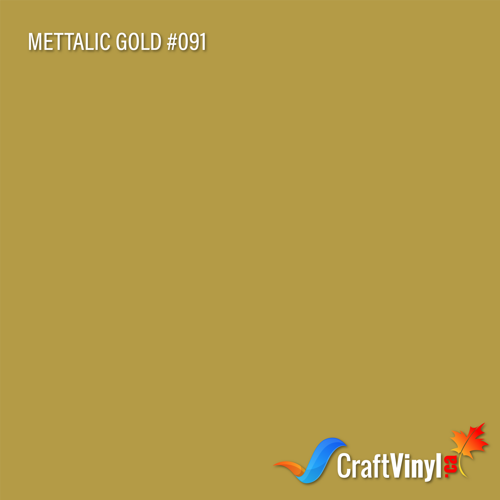 Oracal 651 Metallic Gold #091 - Craft Vinyl