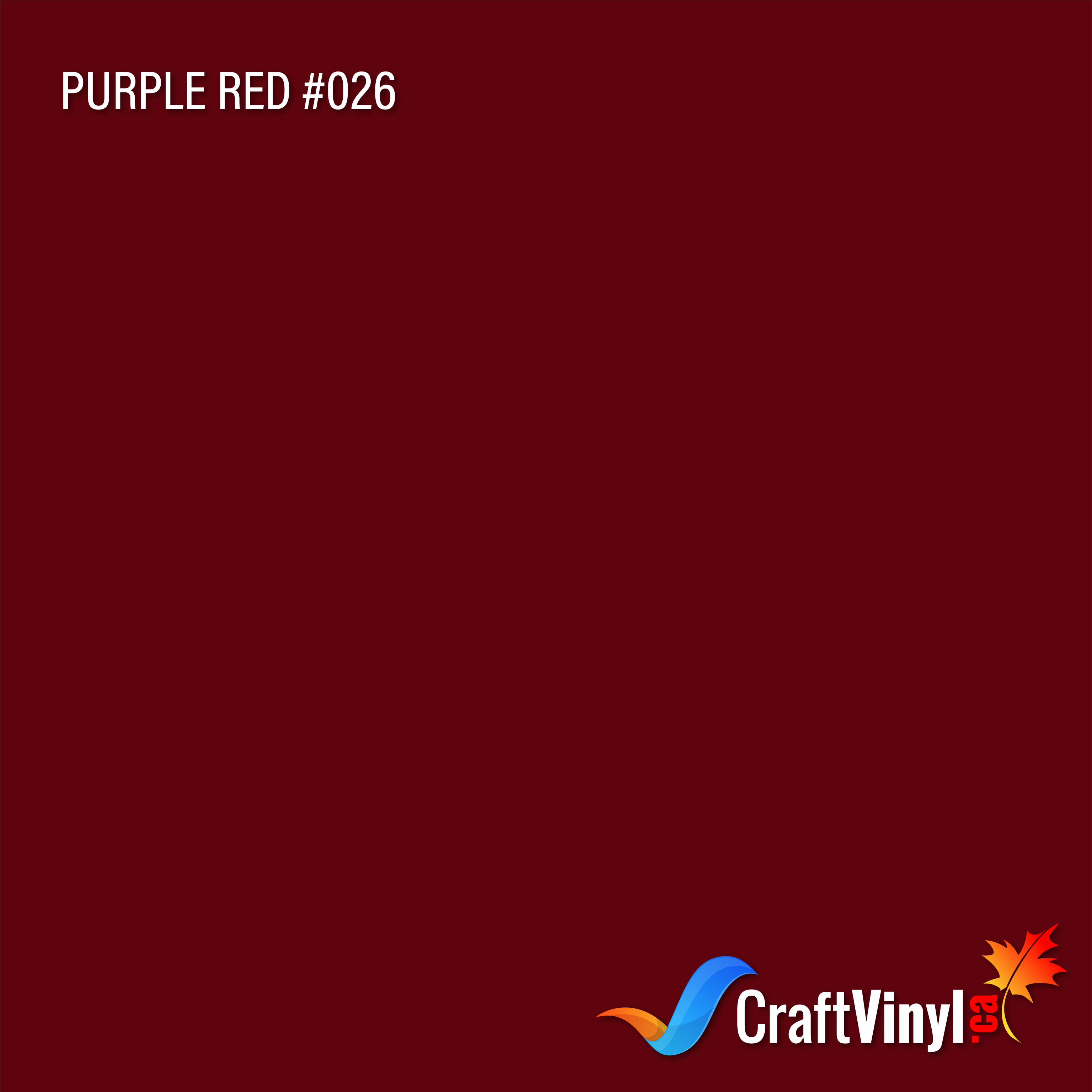 Oracal 651 Glossy Purple Red Vinyl #026 - Craft Vinyl
