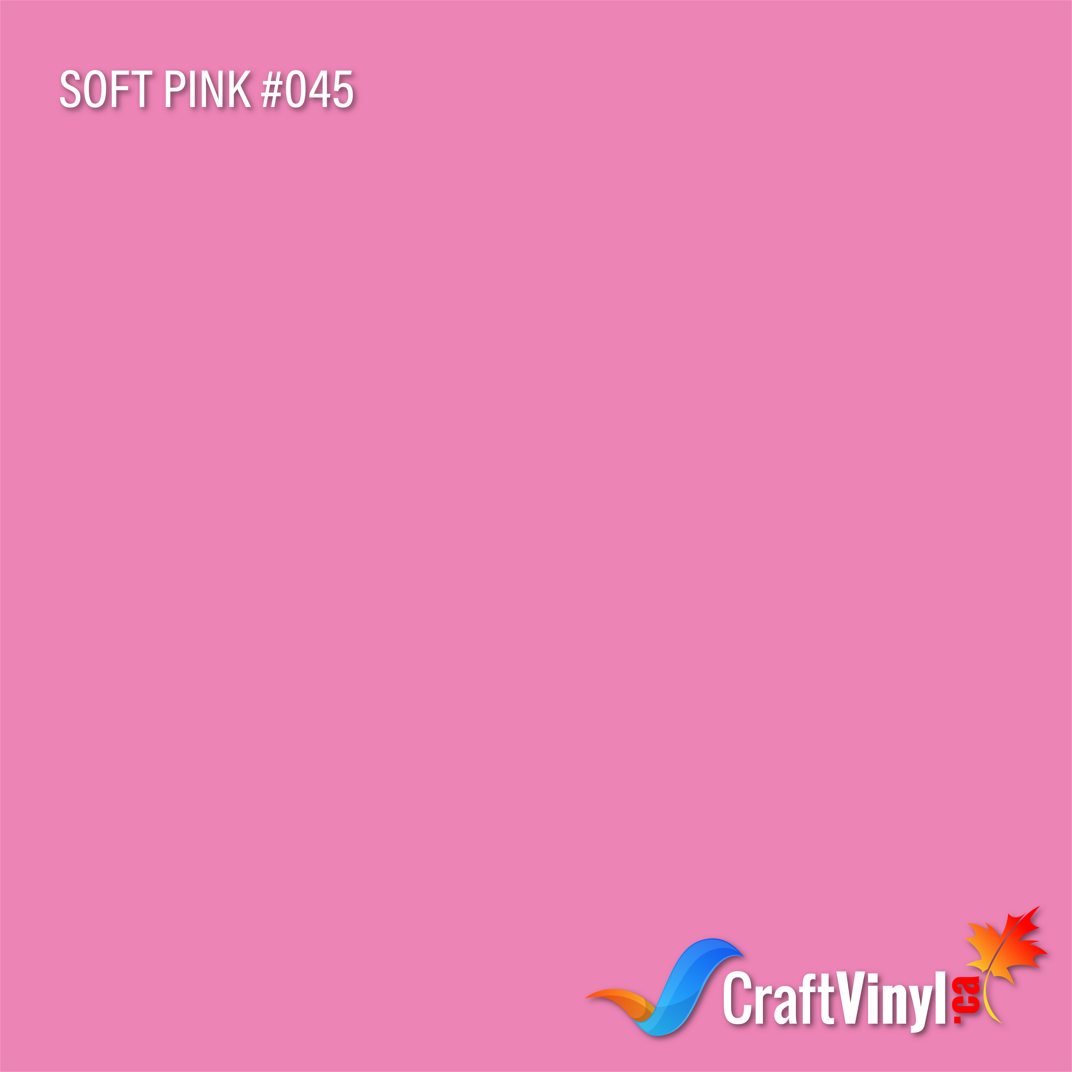 Oracal 651 Gloss Permanent Adhesive Soft Pink Vinyl #045 - Craft Vinyl