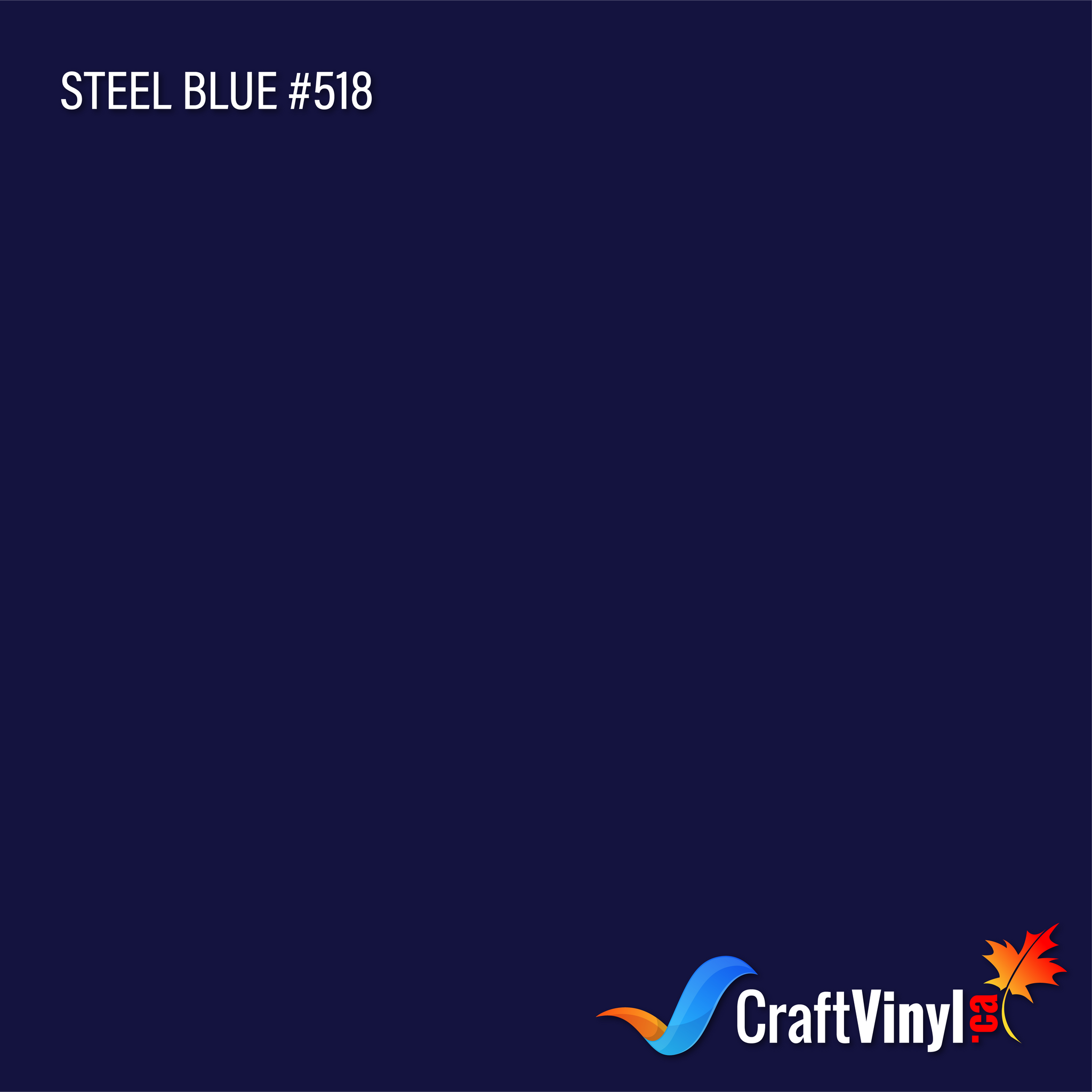 Oracal 651 Glossy Steel Blue #518 - Craft Vinyl