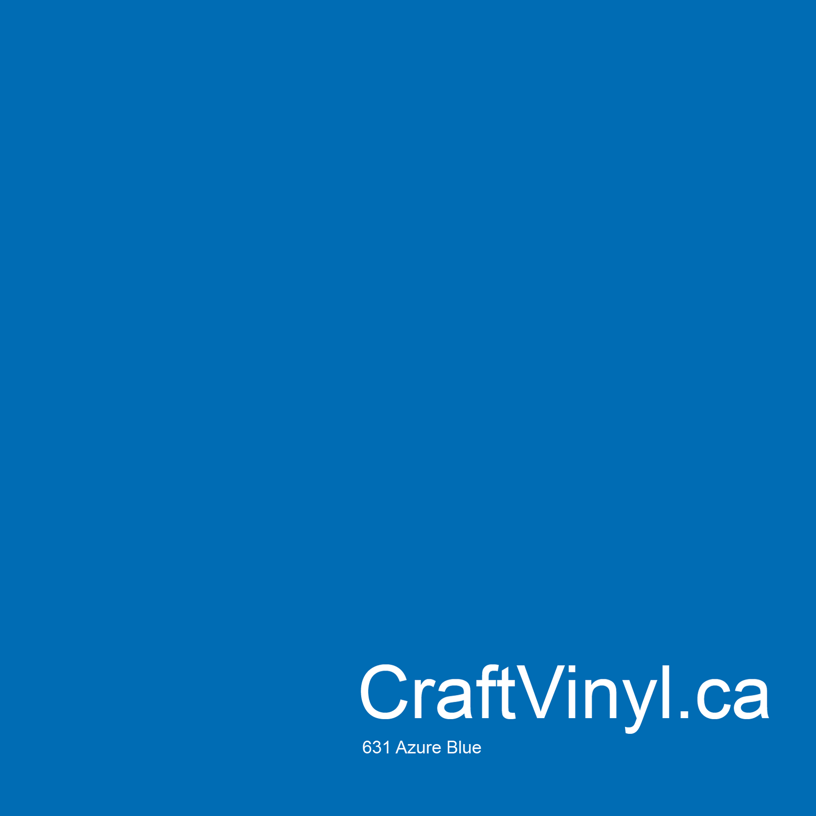Oracal 631 Azure Blue #052 - Craft Vinyl