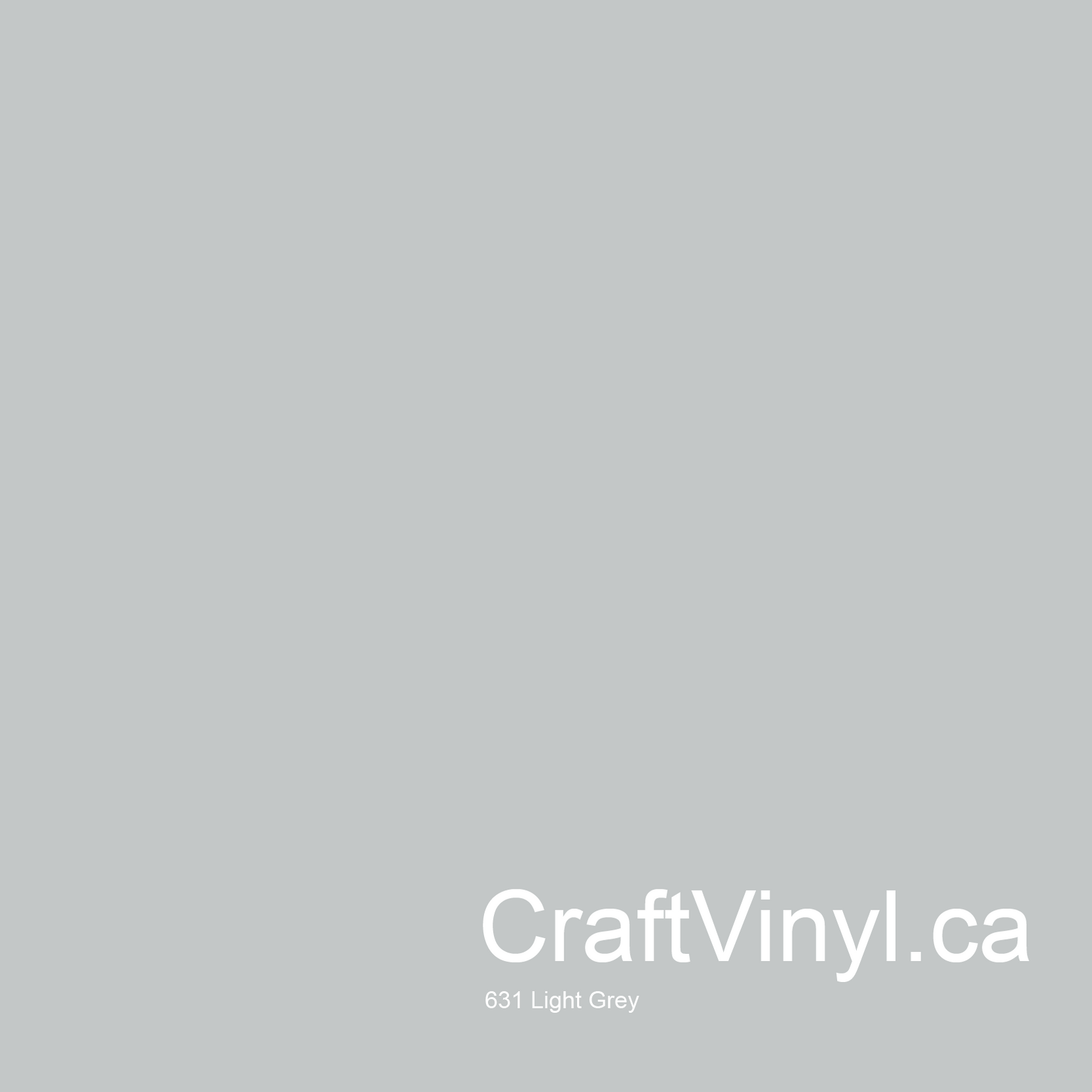 Oracal 631 Light Grey #072 - Craft Vinyl