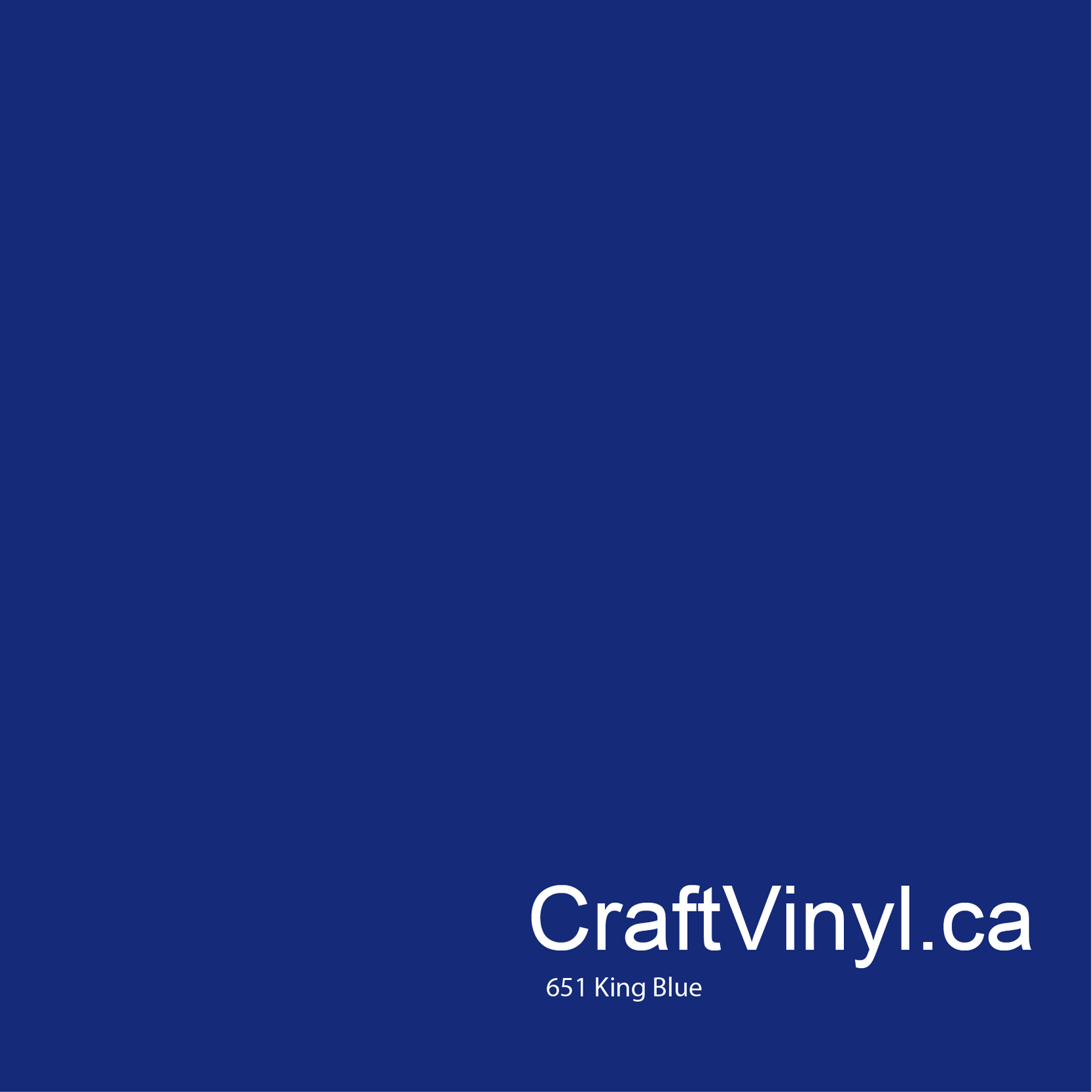Oracal 651 Gloss Permanent Adhesive King Blue Vinyl #049 - Craft Vinyl